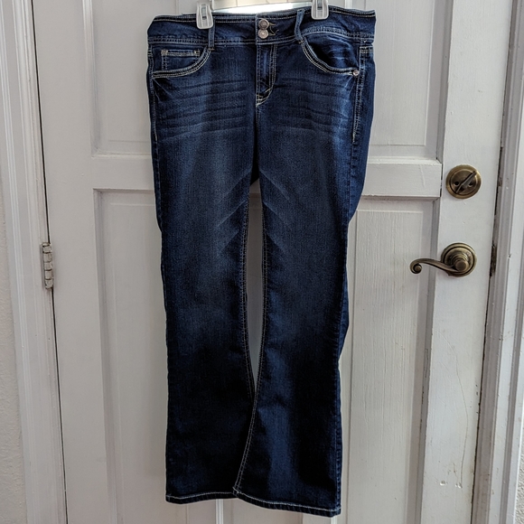 Wallflower | Jeans | Wallflower White Threaded Boot Cut Jeans | Poshmark